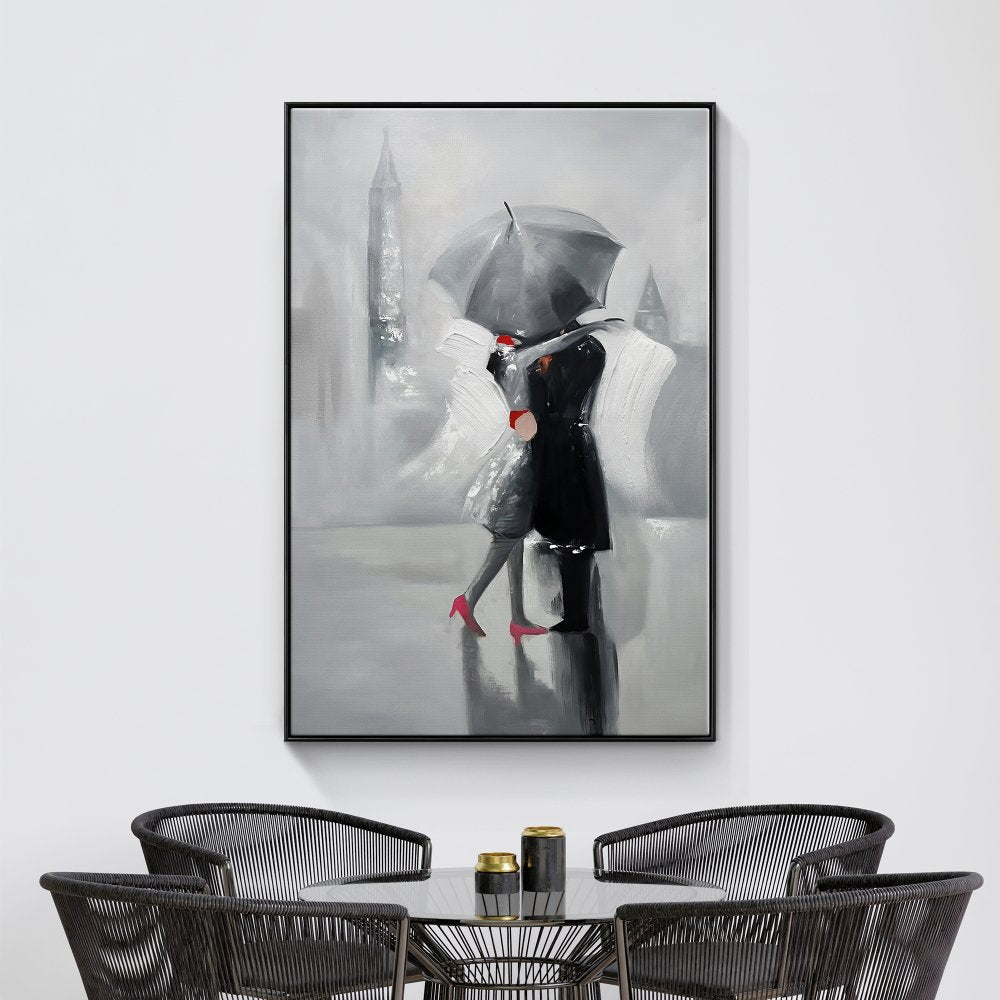 Gray Love Painting