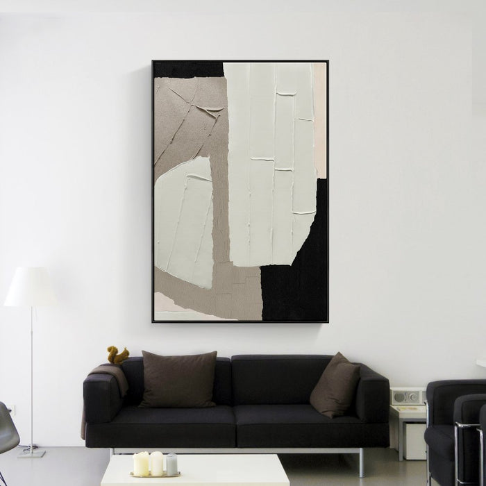 Patches of Cream Painting