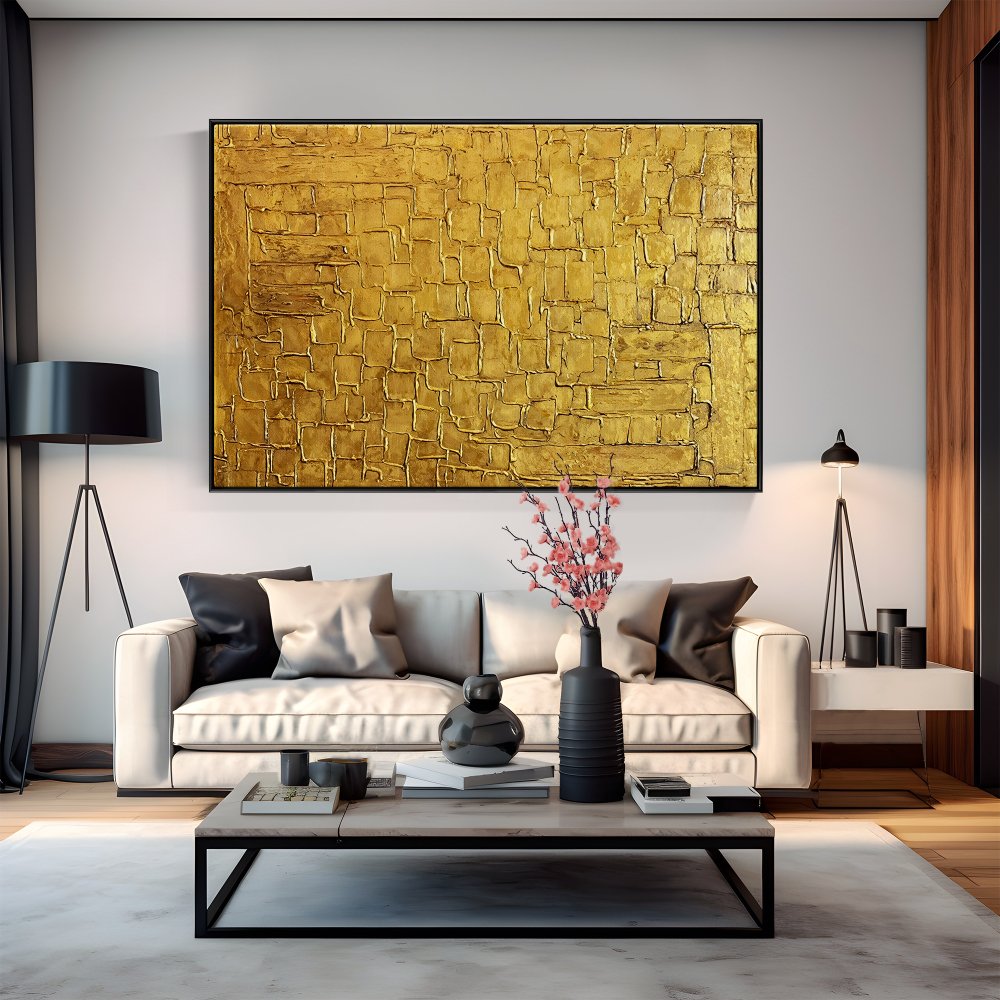 Patches of Gold Painting