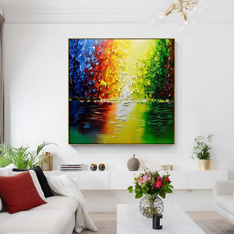 The Colored Pathway Painting