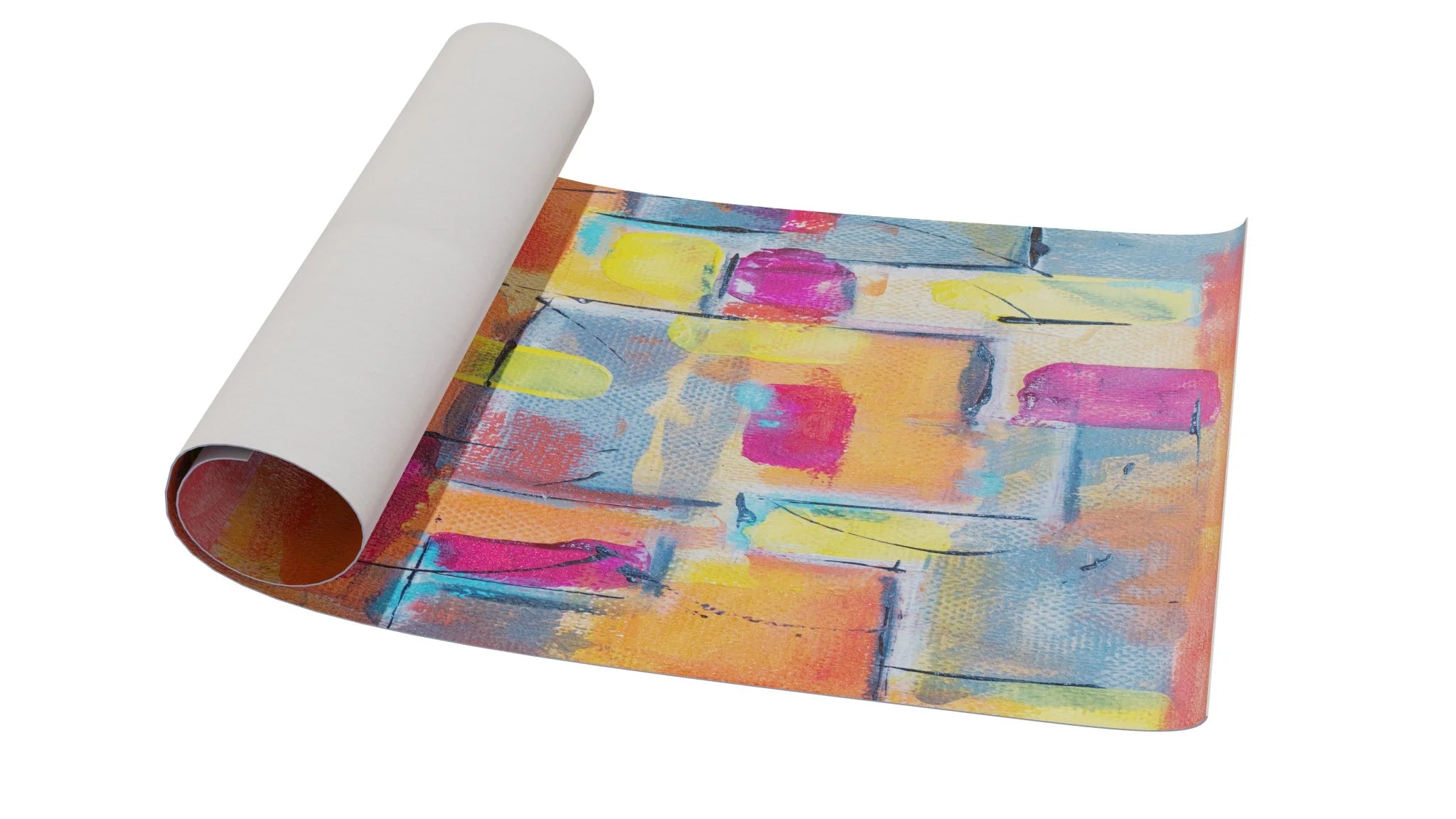 Patches of Cream Painting